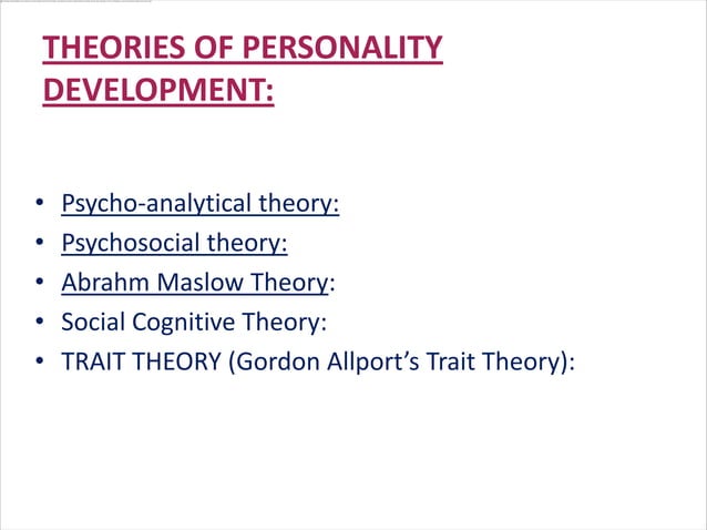 Human behaviour.and personality development.ppt | Parenting Babies and ...