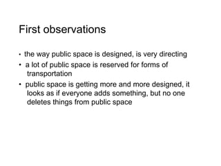 Human Behaviour In Public Space2 | PPT