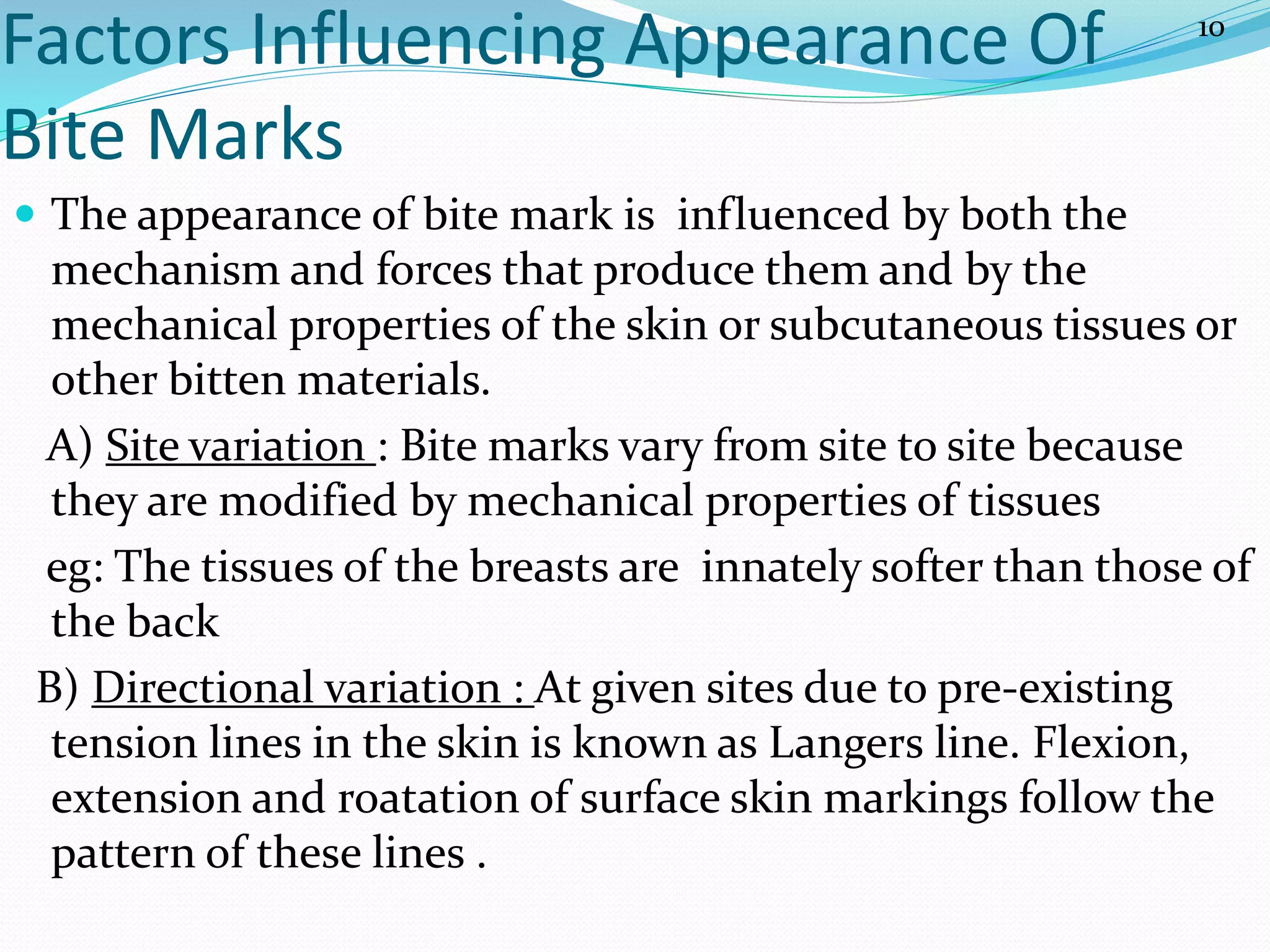Human bite marks | PPTX