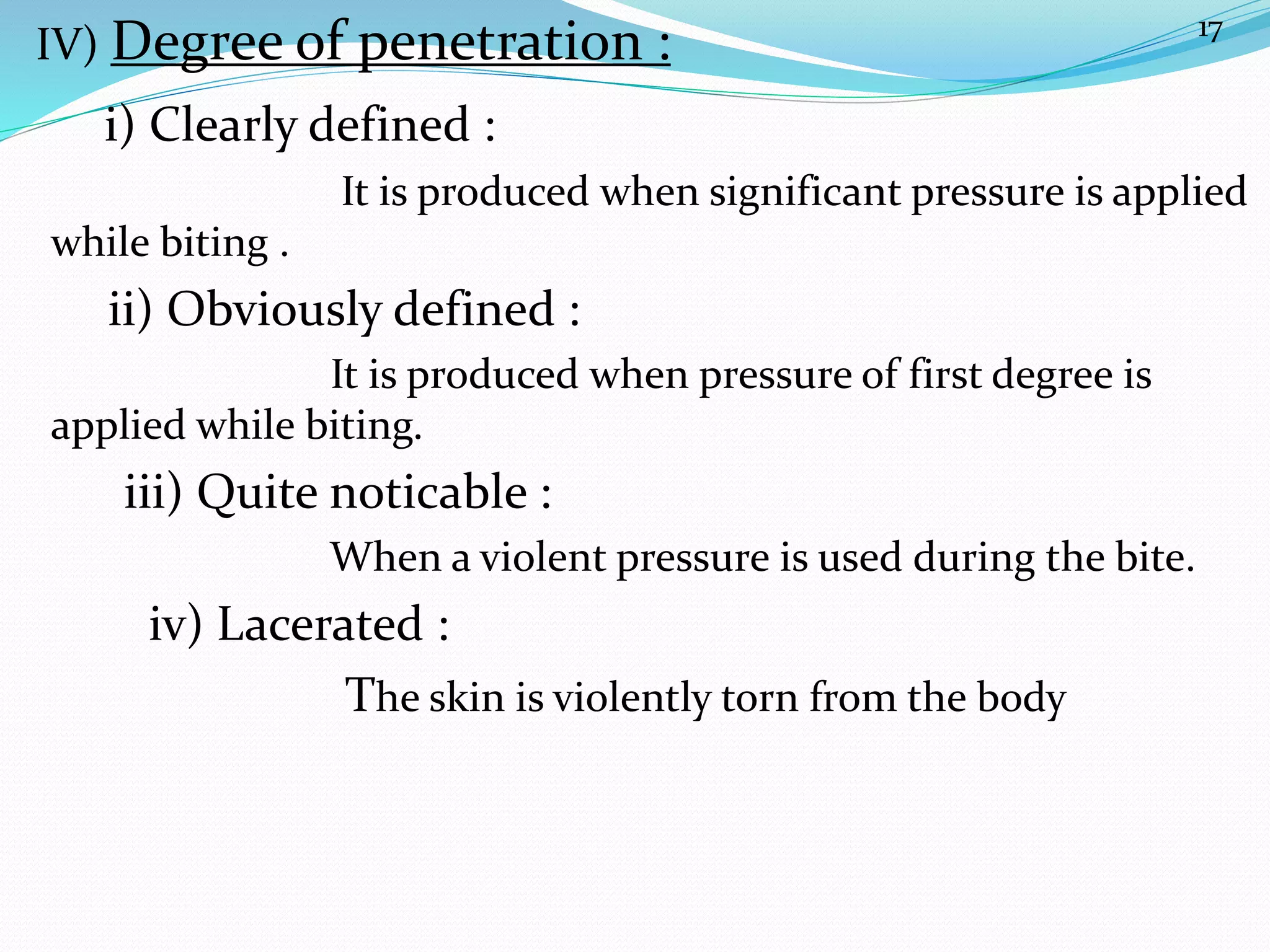 Human bite marks | PPTX