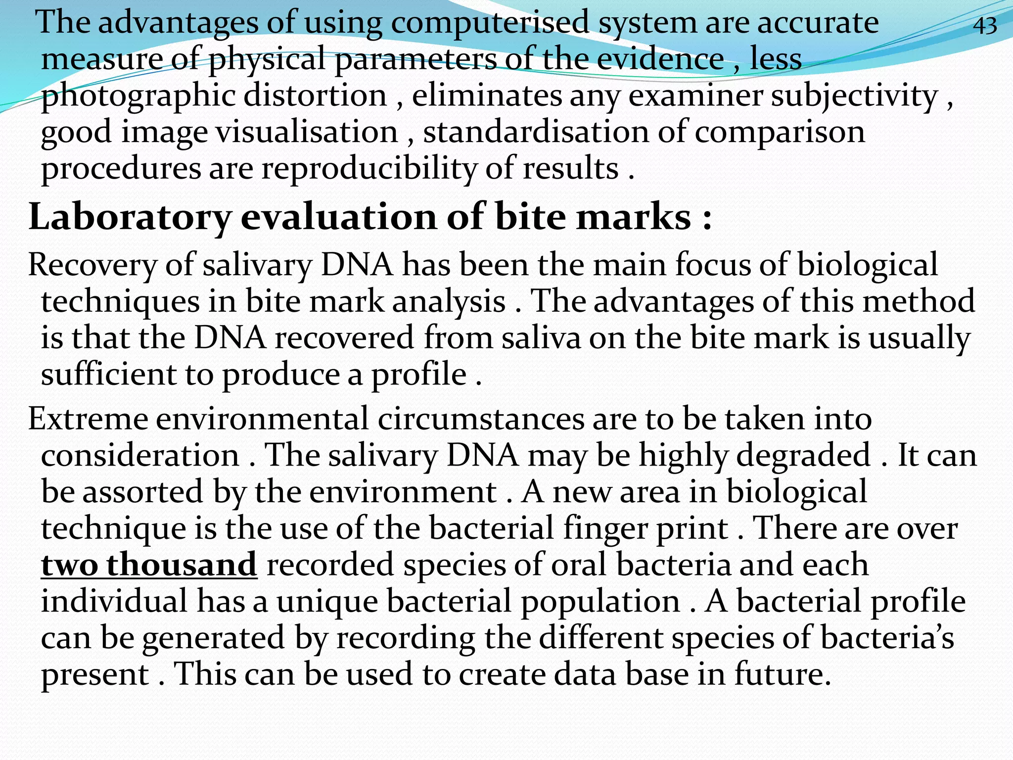 Human bite marks | PPTX | Oral care | Personal Care