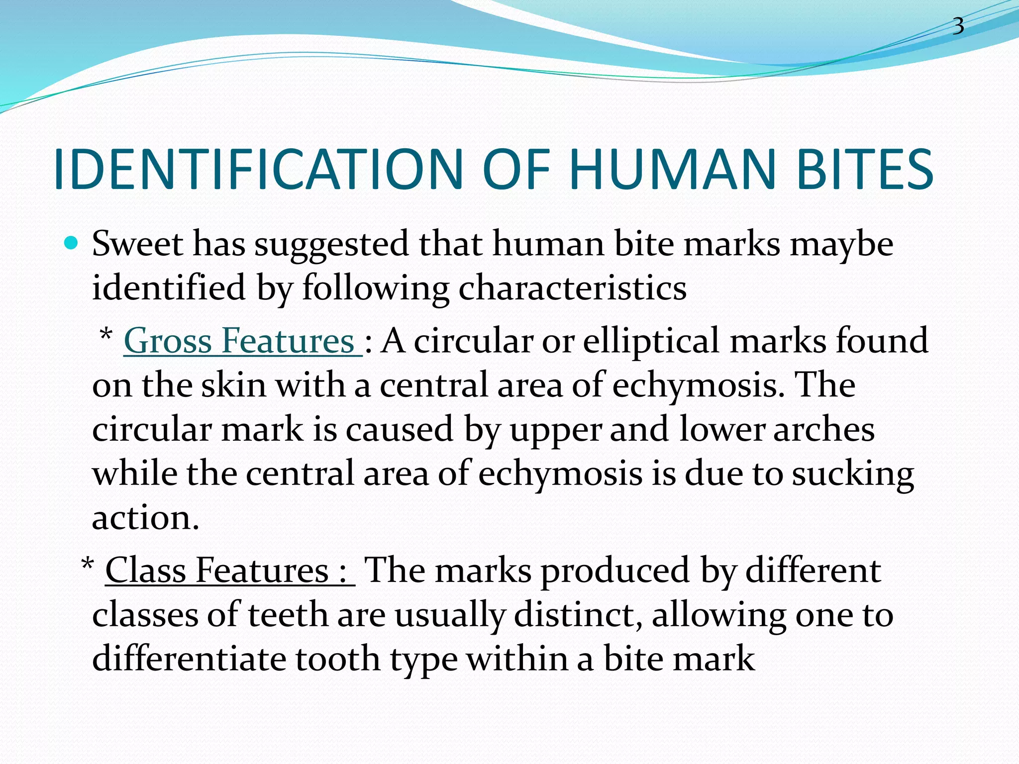 Human bite marks | PPTX