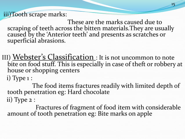 Human bite marks | PPTX | Oral care | Personal Care