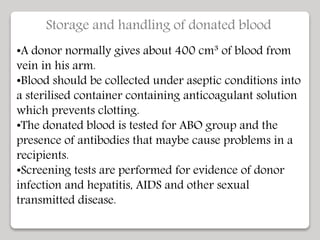 Lesson 3.2 Human blood | PPTX
