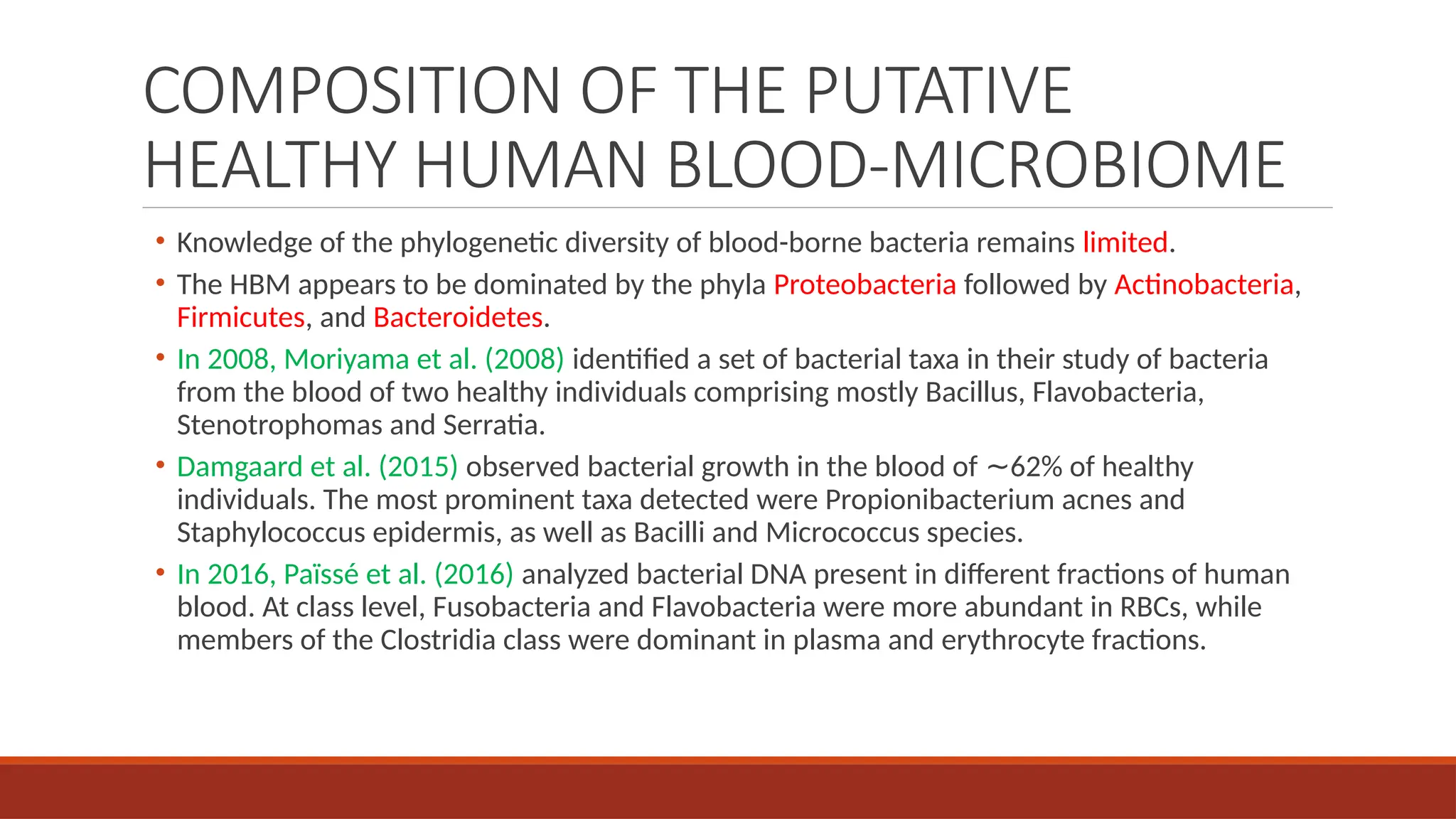 Human blood microbiome by osama tradat msc | PPTX