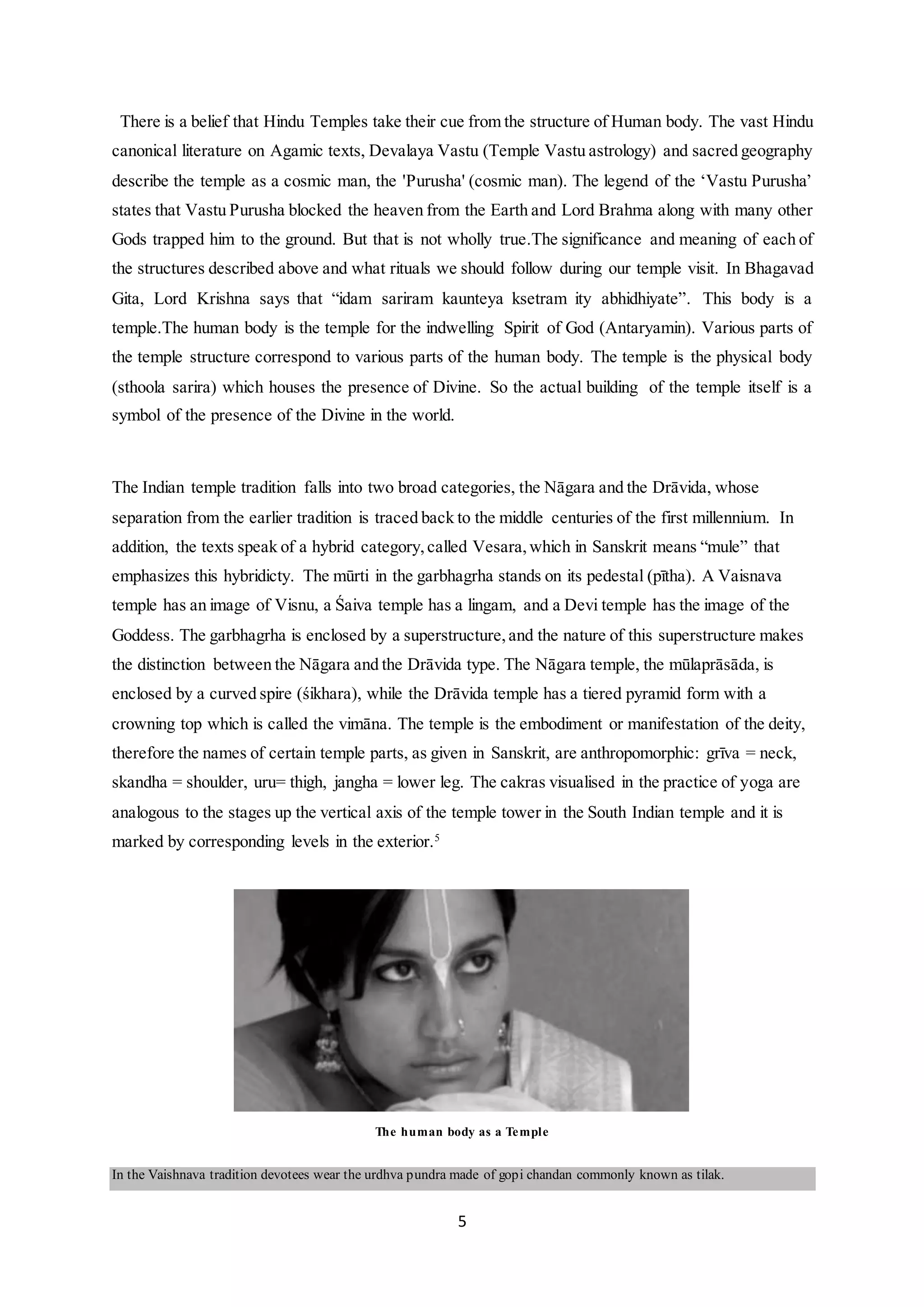 Human body and hindu temple 11 | DOCX