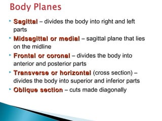 Human body intro+cavities(1) | PPT