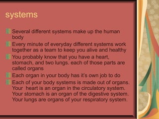 Human Body System | PPT