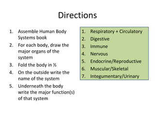 Human body systems general overview | PPT | Bone and Joint Conditions ...