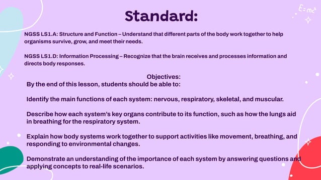 Human Body systems lessson 1 by hand made | PPT