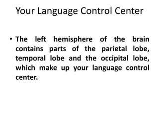 Human brain and_language_learning | PPTX