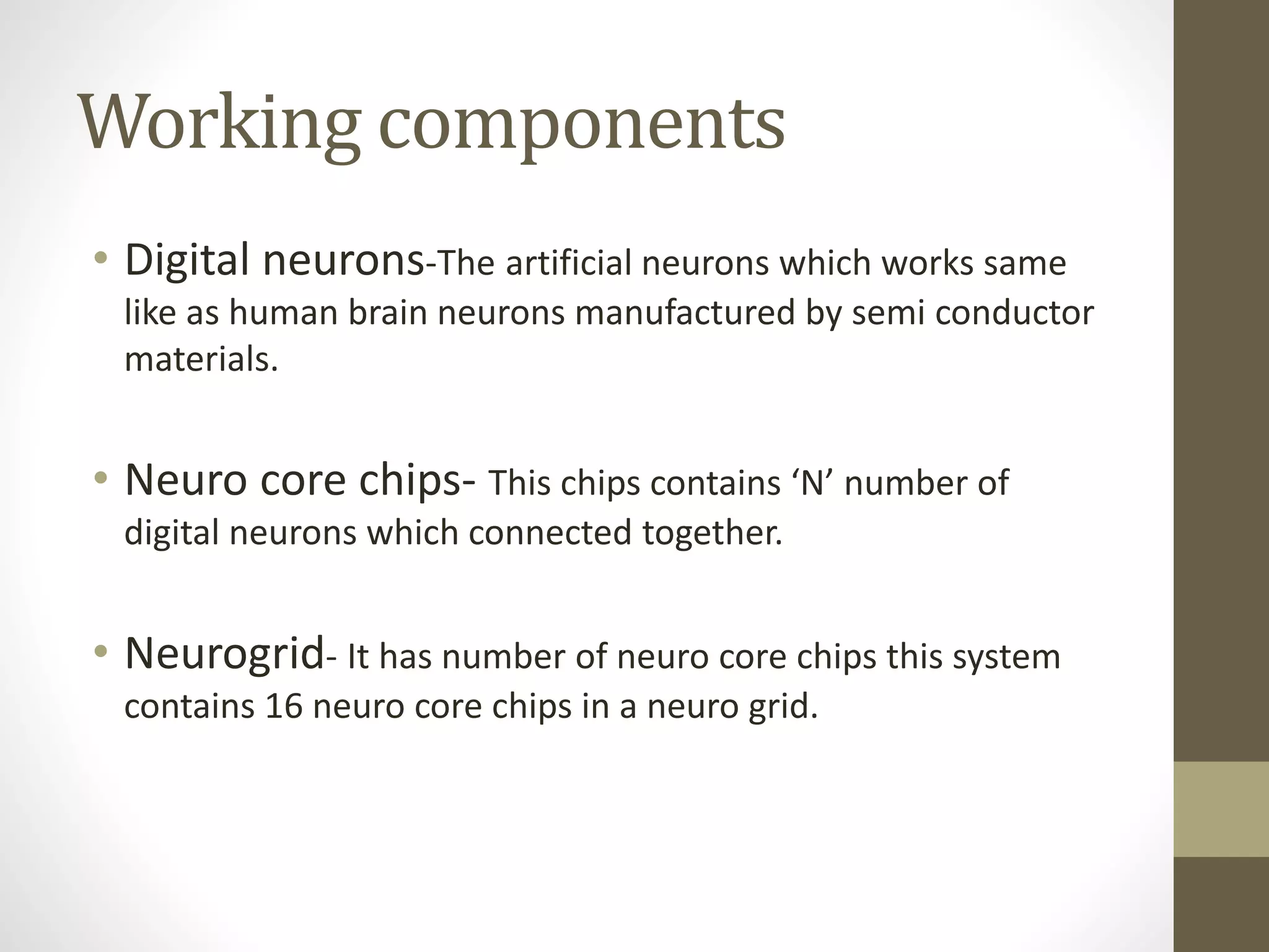 Human brain based circuit systems | PPTX