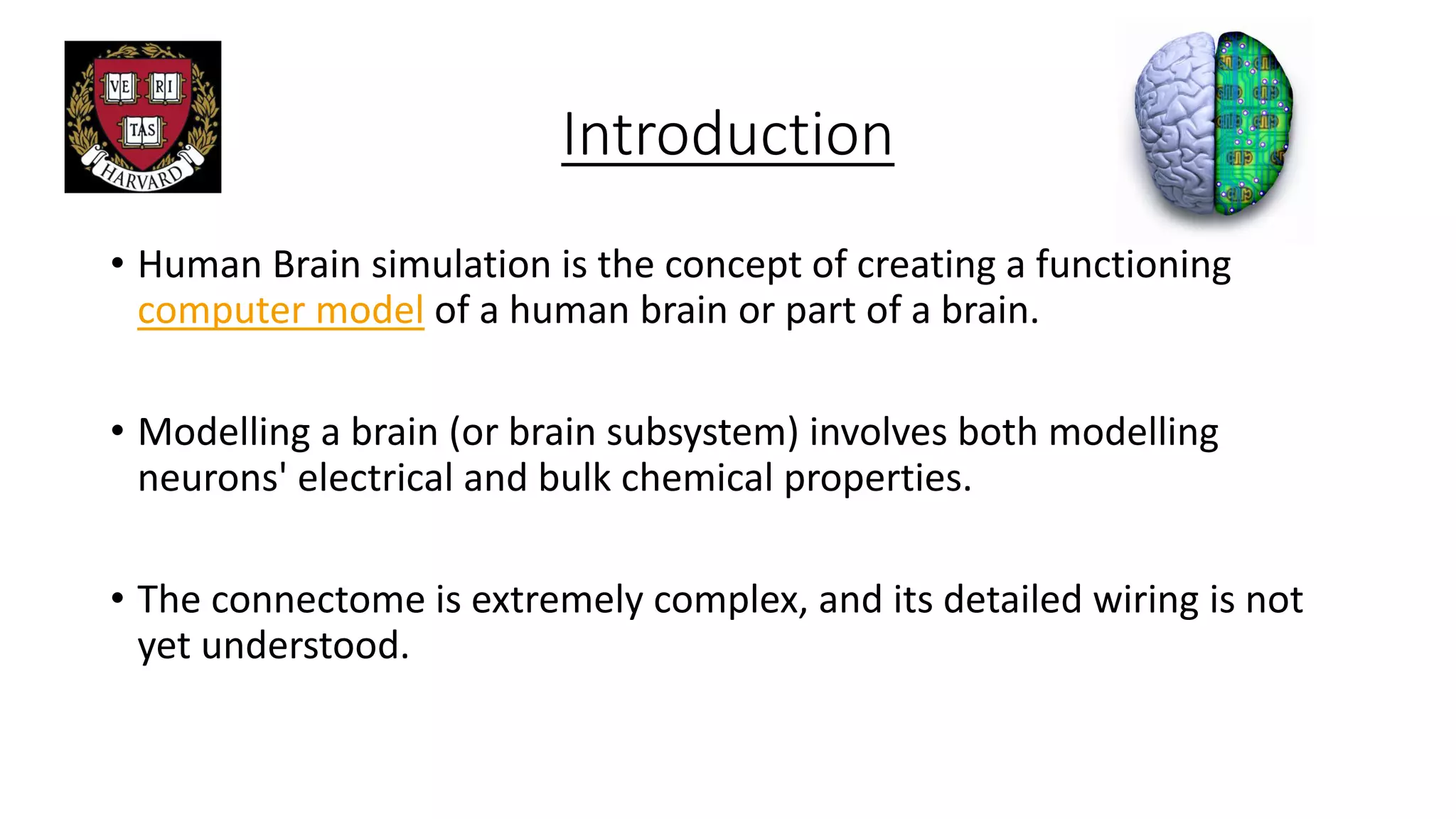 Human Brain Simulation for Robotic Applications | PPT
