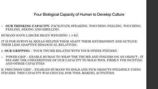 HUMAN CAPACITY FOR CUlTURE IN UNDERSTANDINGFB CULTURE SOCIETY AND ...