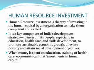 HUMAN CAPITAL notes of human resource accounting | PPTX