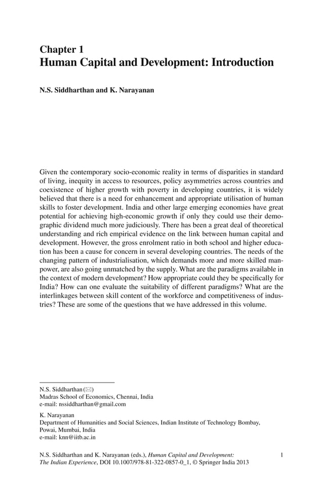 Human capital and development | PDF | Job Market | Economy