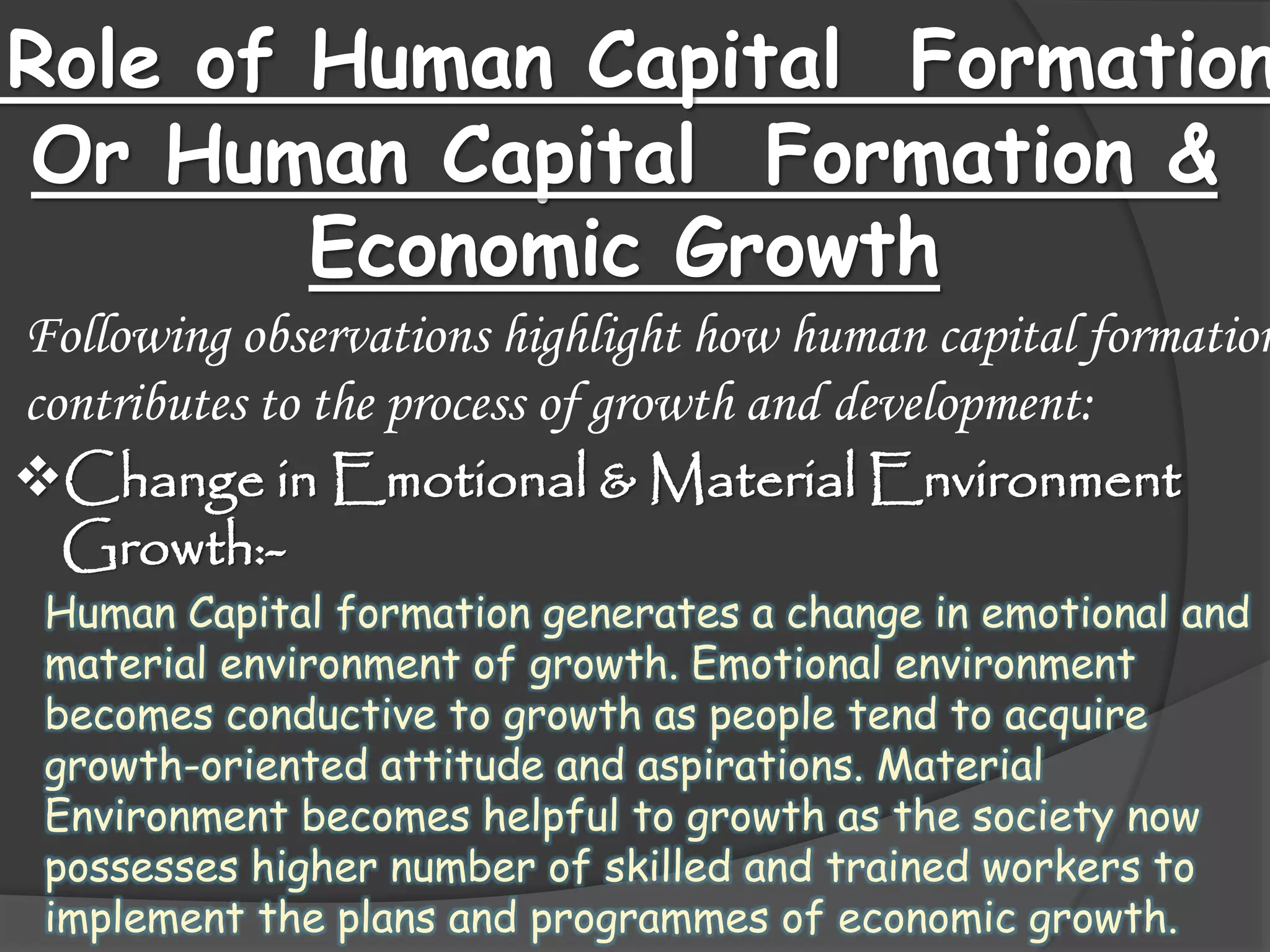 Human capital formation | PPTX