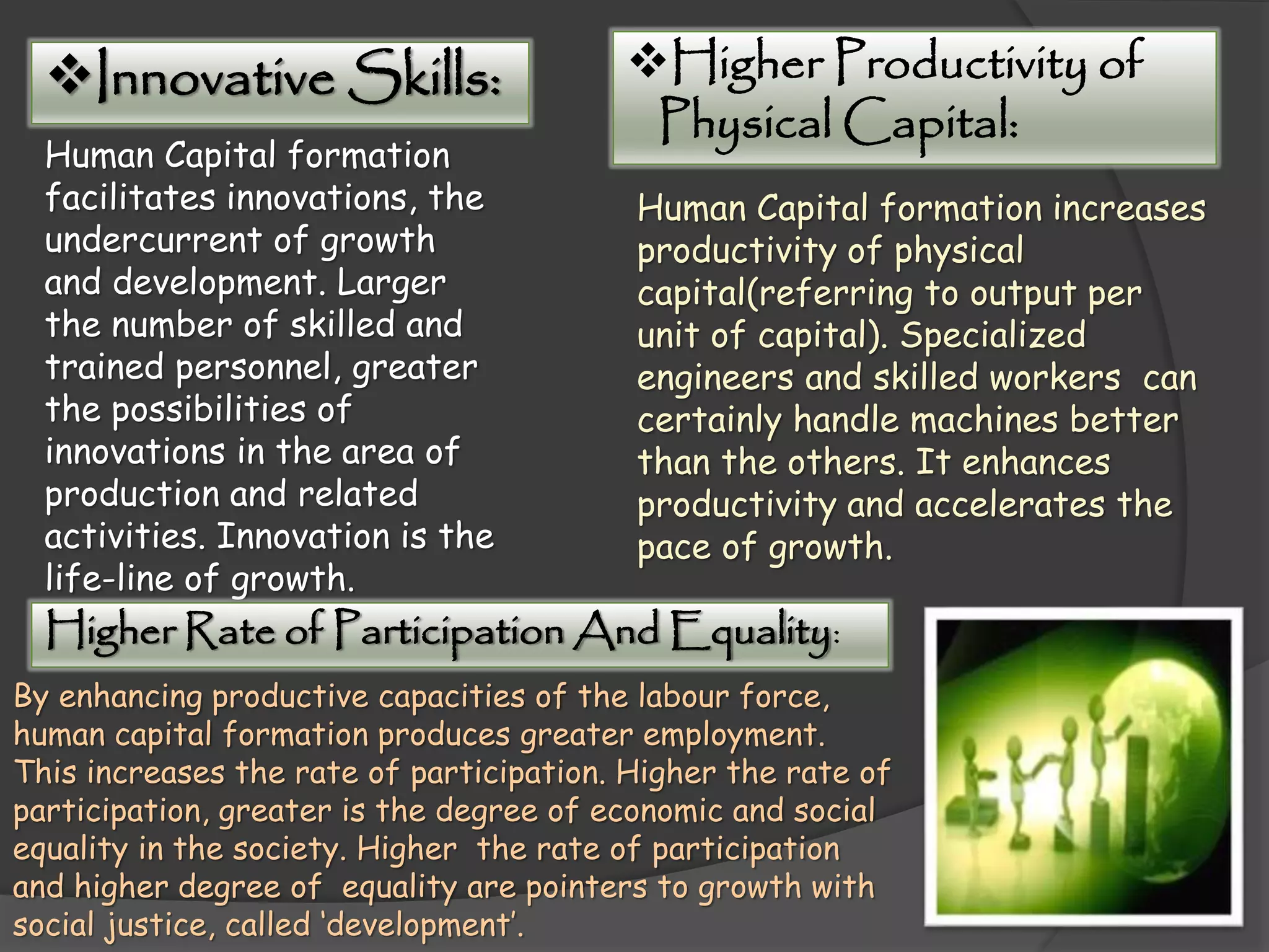 Human capital formation | PPTX