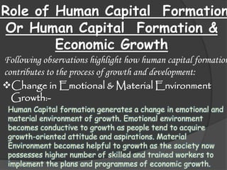 Human capital formation | PPTX