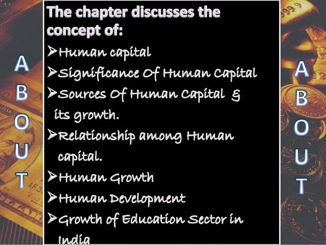 Human capital formation