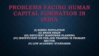 Human capital formation | PPTX