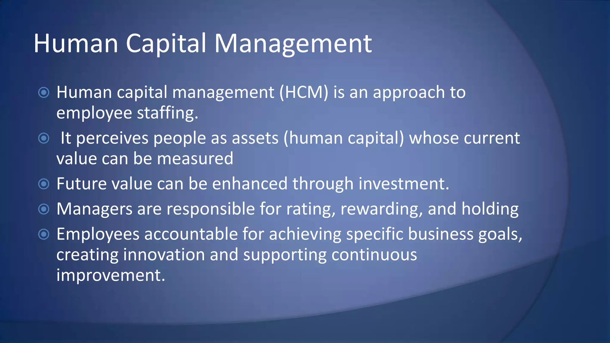 Human capital management oracle ERP | PPTX