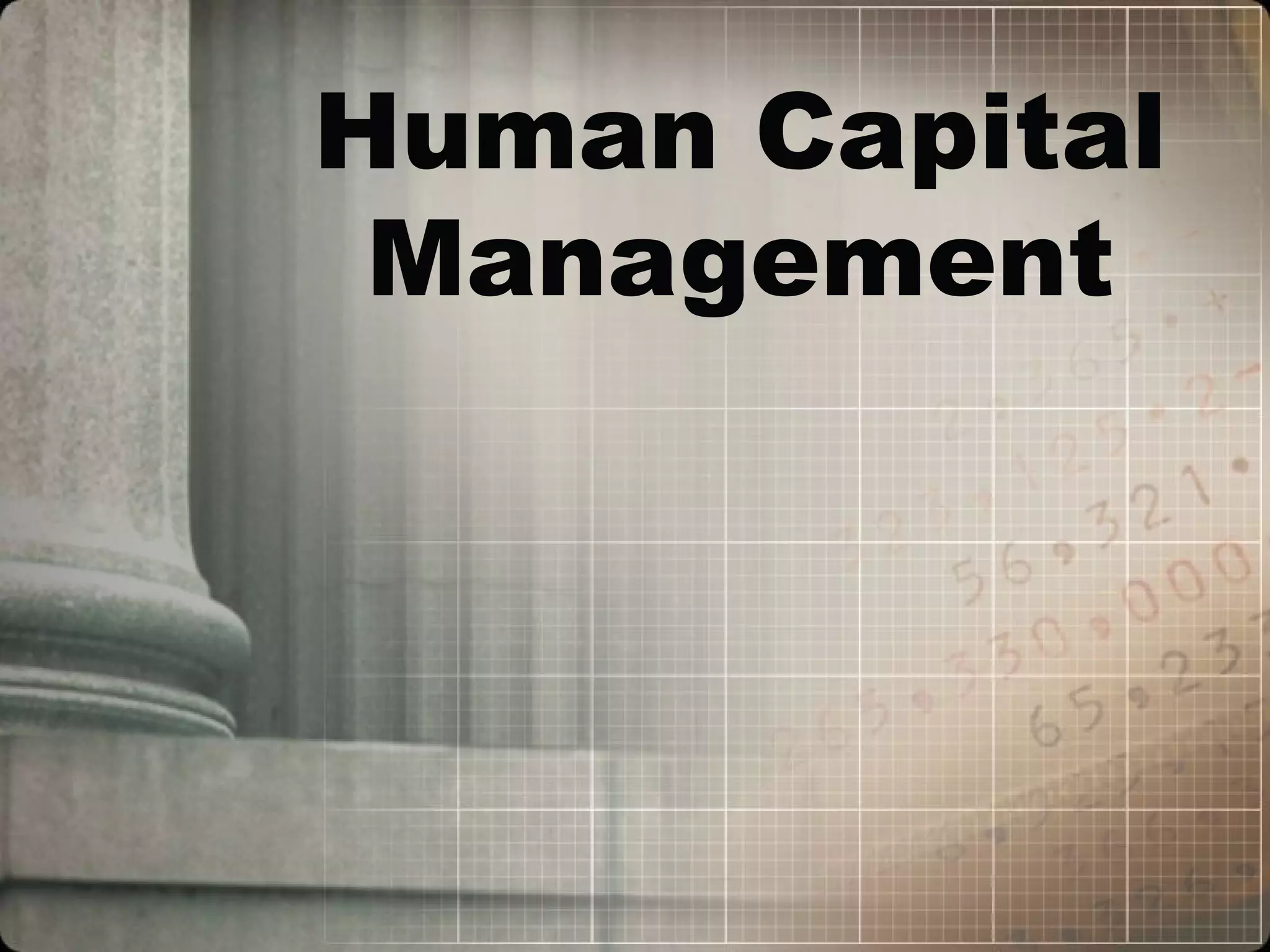 Human Capital Management | PPT