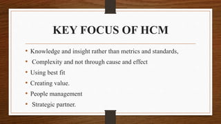 Human capital management (HCM and Business) | PPTX