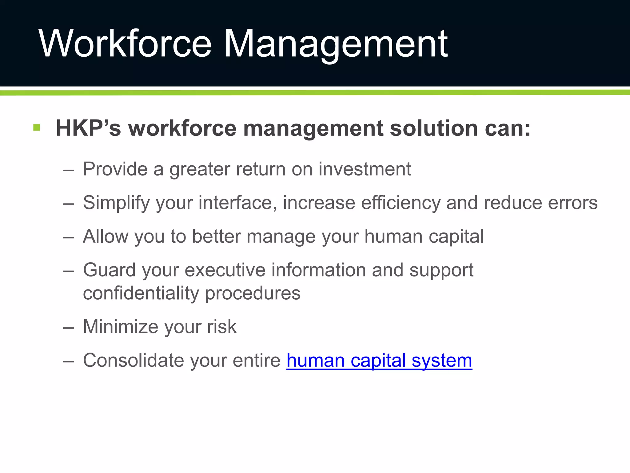HR & Benefits Solutions - HKP | PPTX