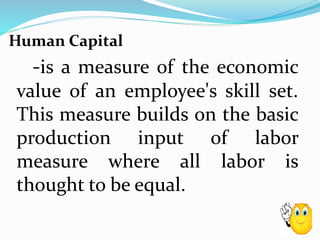 Human capital | PPTX