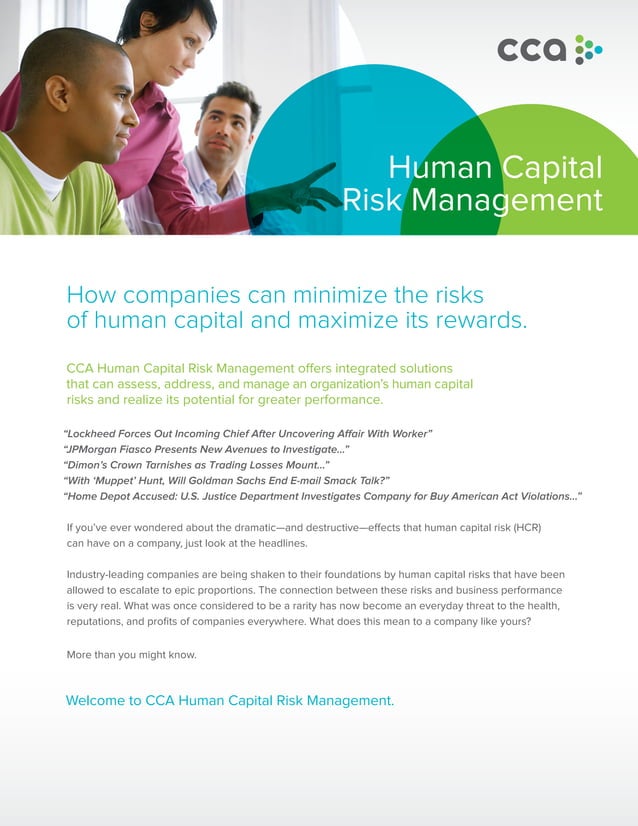 Human Capital Risk Management | PDF