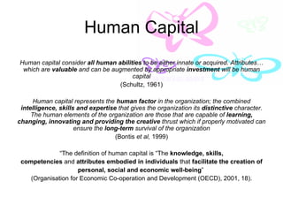 Human capital vs kesuksesan org | PPT