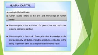 Human capital | PPTX