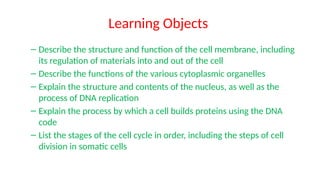 Anatomy and physiology of Human cell.pptx