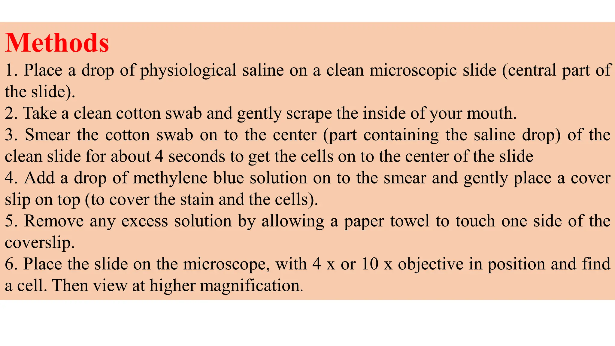 Human cell preparation biology lab for first | PDF
