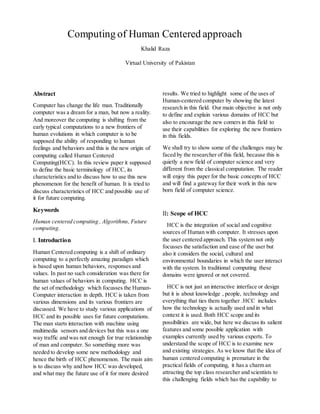 Human centered computing | PDF