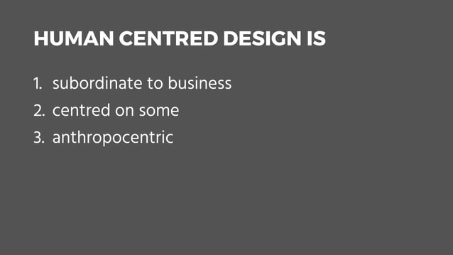 Human centred design considered harmful | PDF