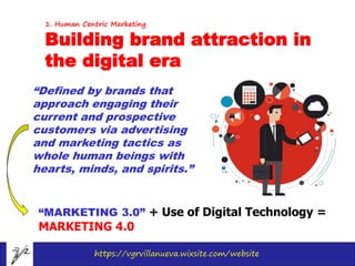 Human centric marketing for brand attraction | PPT
