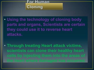 Cloning Human Body Parts