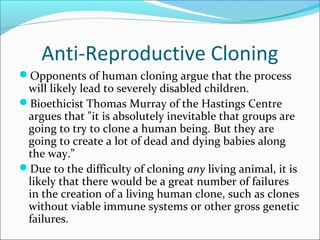 Human cloning | PPT