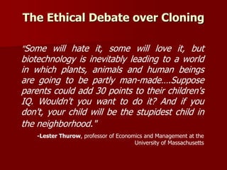 Human cloning | PPTX