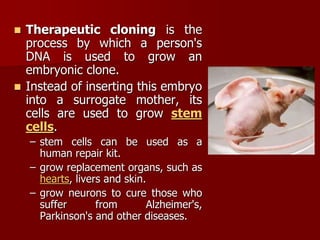 Human cloning | PPTX