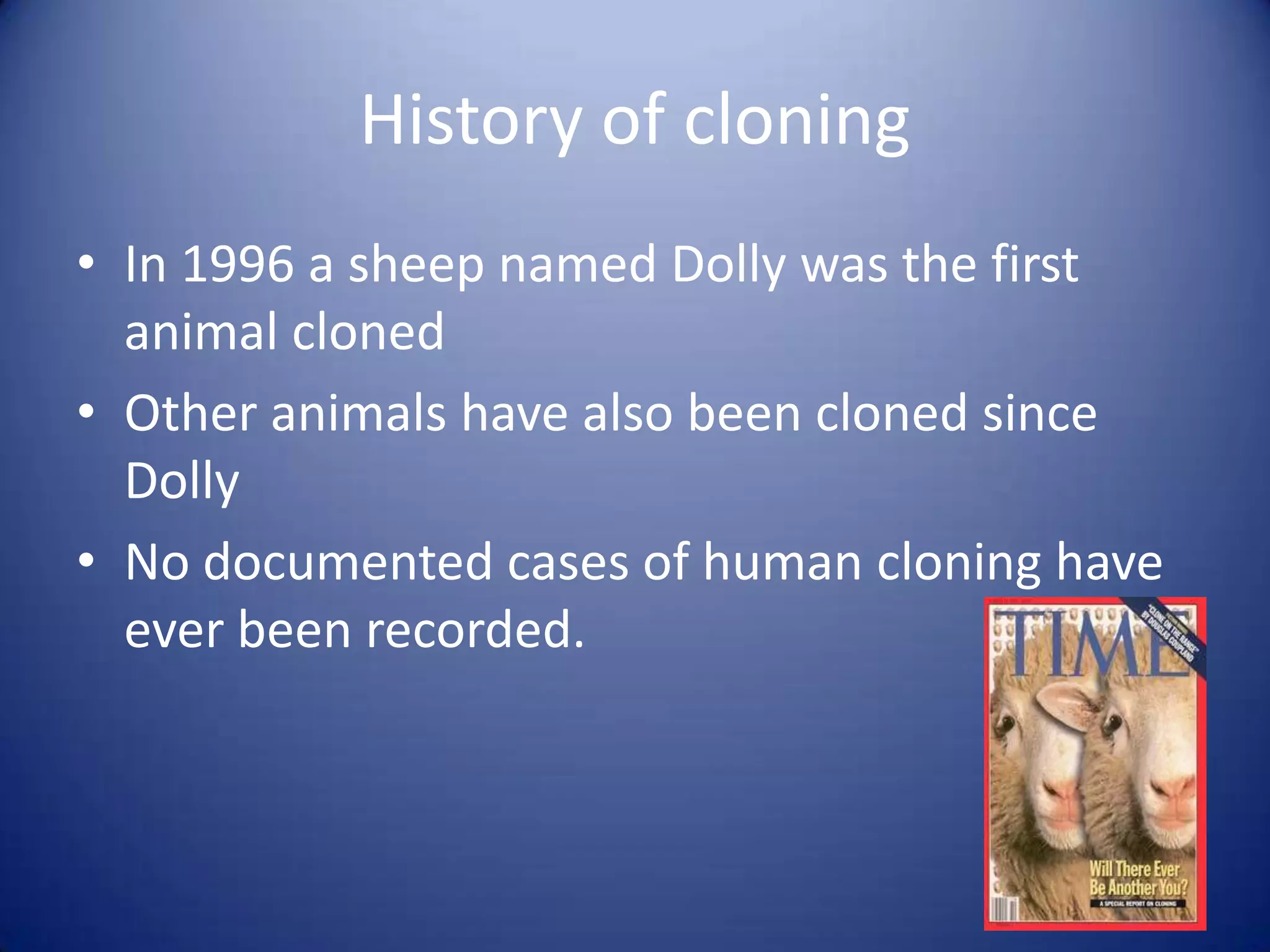 Human cloning powerpoint on flash 2 | PPTX