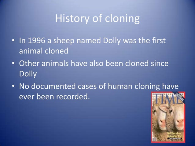 Human cloning powerpoint on flash 2 | PPTX