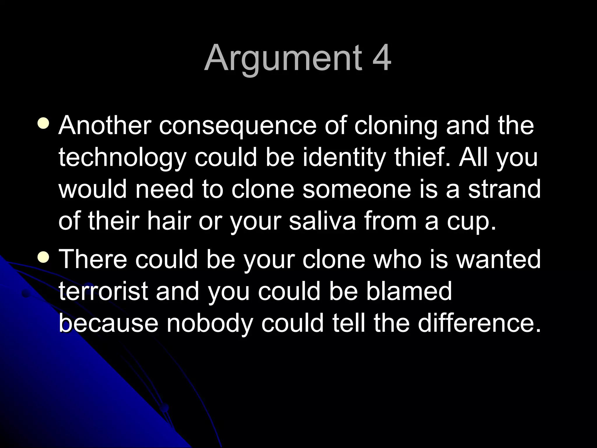 Human cloning project | PPT | Genetics | Science