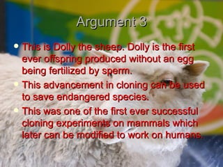 Human cloning project | PPT | Genetics | Science