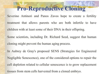 Human clonning.... | PPT