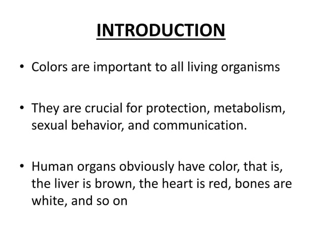 Human colors. color of normal and pathologic tissue | PPT