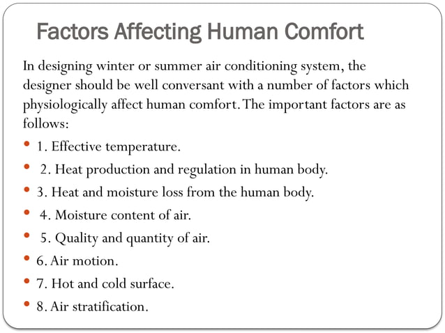 HUMAN COMFORT and comfort chart.pptx