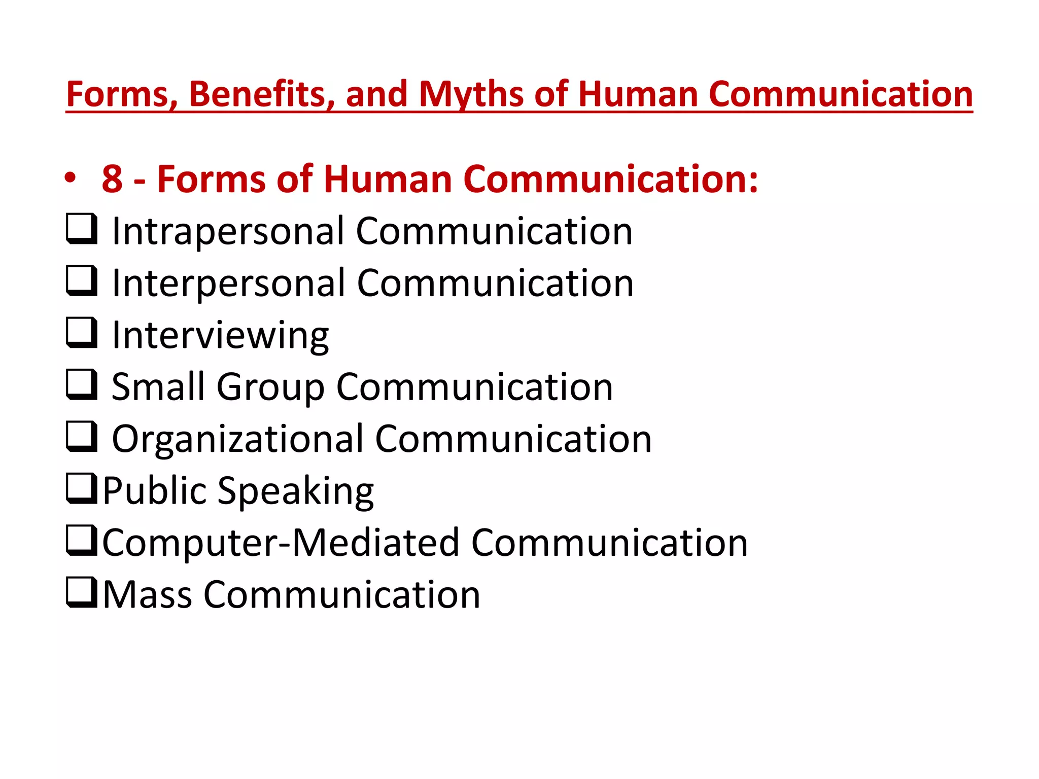 Human communication | PPTX